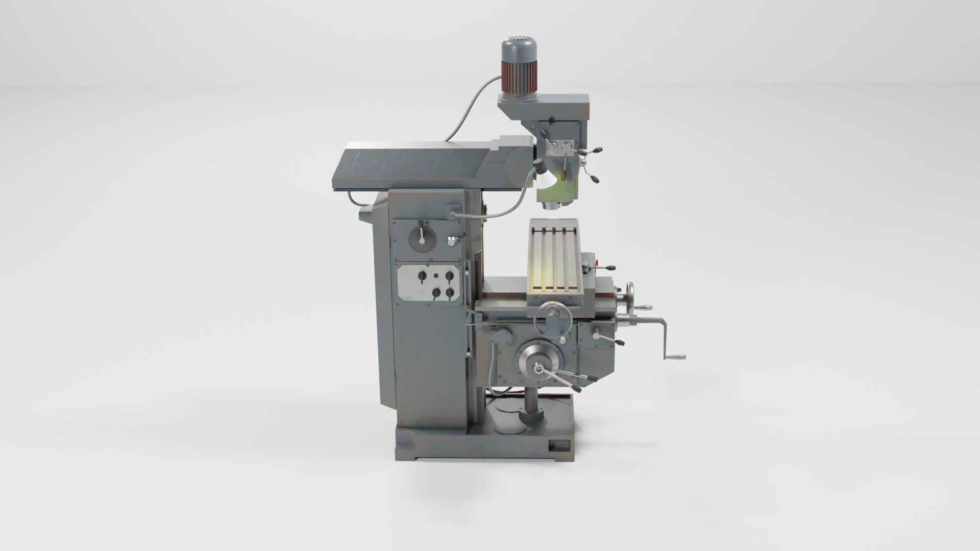 3D Model Milling Machine - TurboSquid 1662646