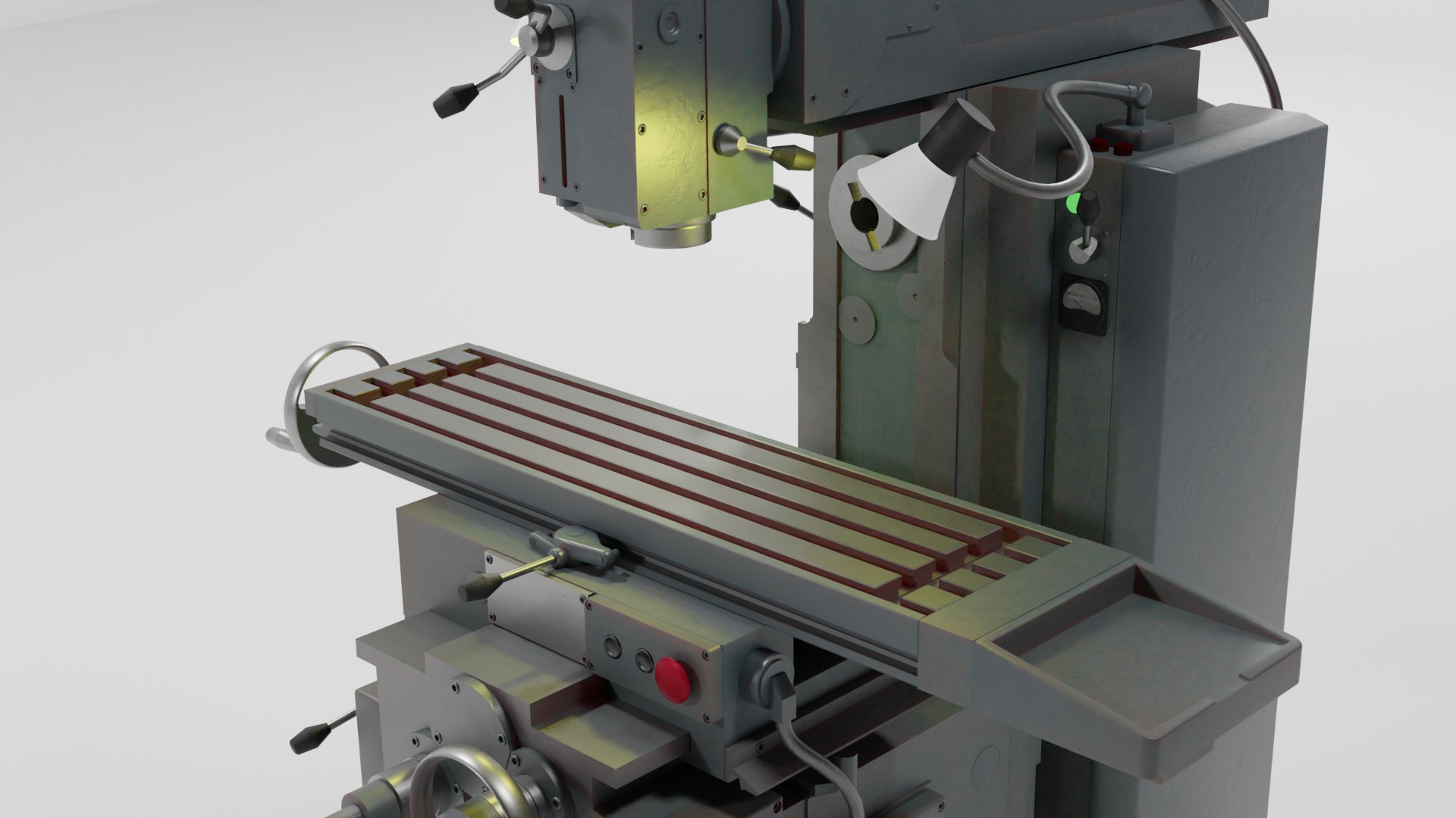 3D Model Milling Machine - TurboSquid 1662646