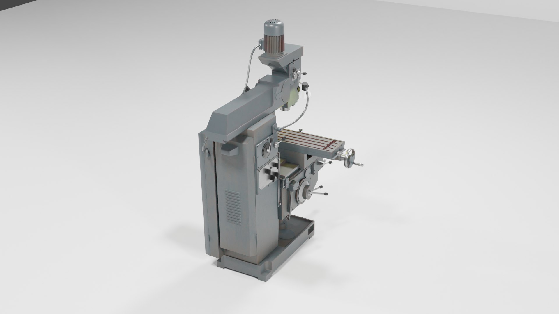 3D Model Milling Machine - TurboSquid 1662646