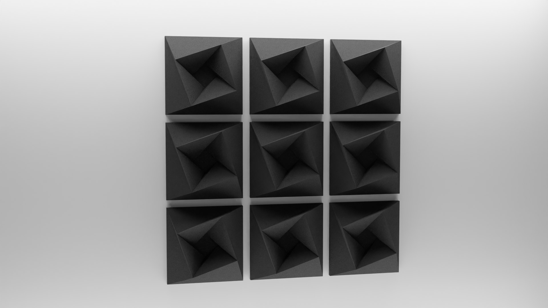 3D Acoustic Panels Set With 8K - 4K - 2K Textures - TurboSquid 1969303