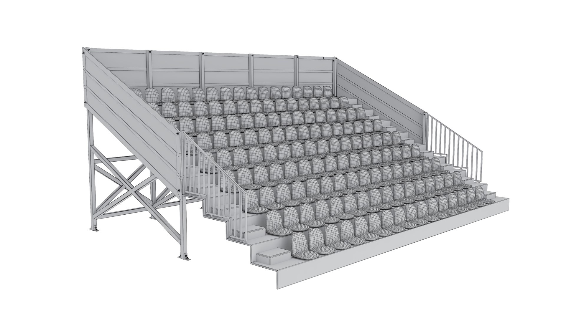 3D Model Grandstand - TurboSquid 2272090