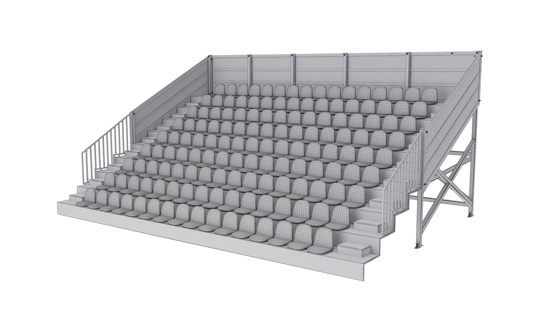 3D Model Grandstand - TurboSquid 2272090