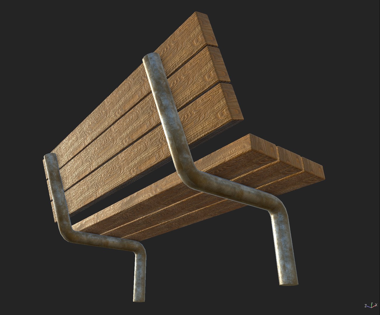 3D bench model - TurboSquid 1271534