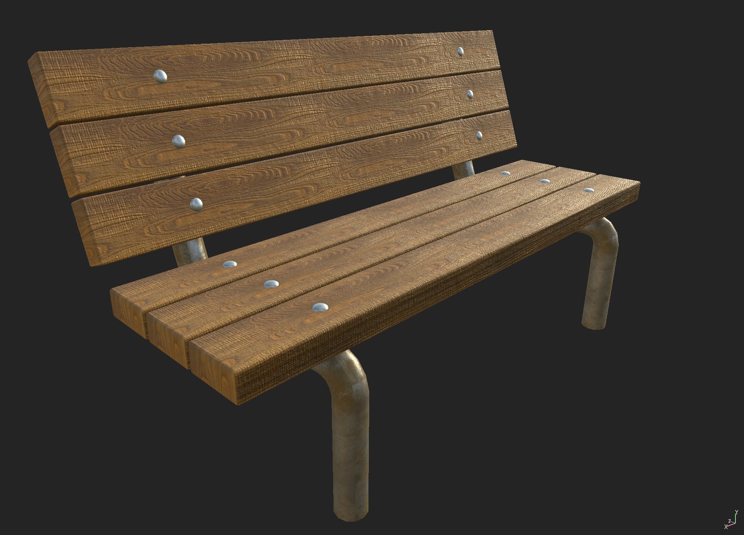 3D bench model - TurboSquid 1271534