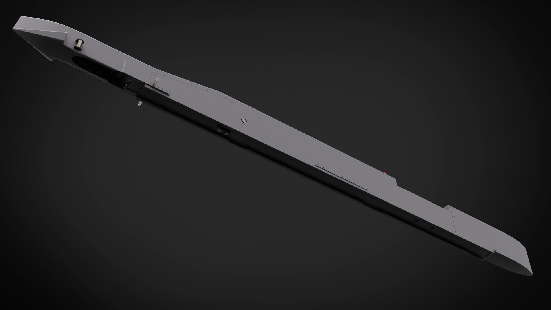 16S210 - Single Rail Sidewinder Launcher 3D Model - TurboSquid 1897225