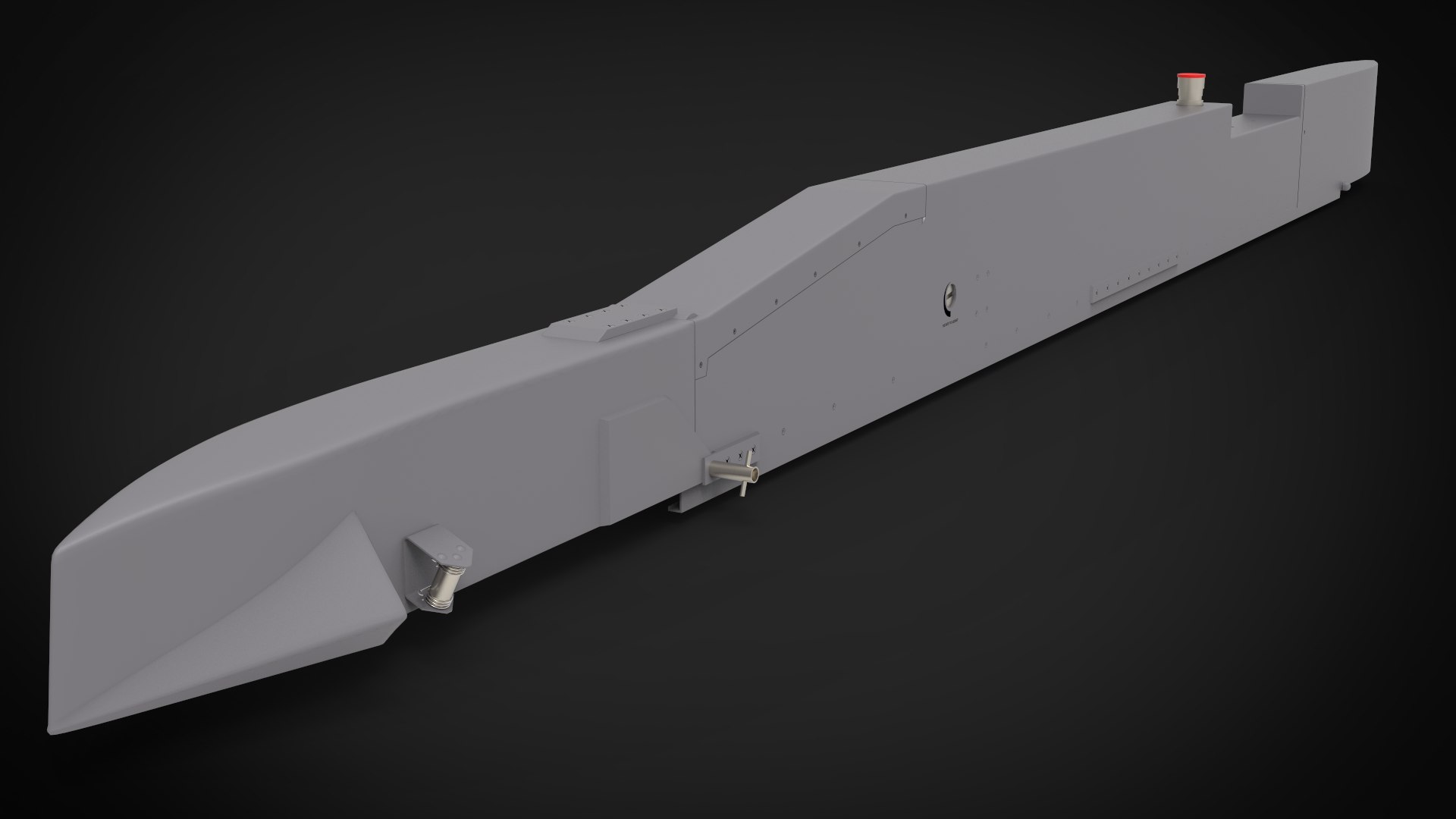 16S210 - Single Rail Sidewinder Launcher 3D Model - TurboSquid 1897225