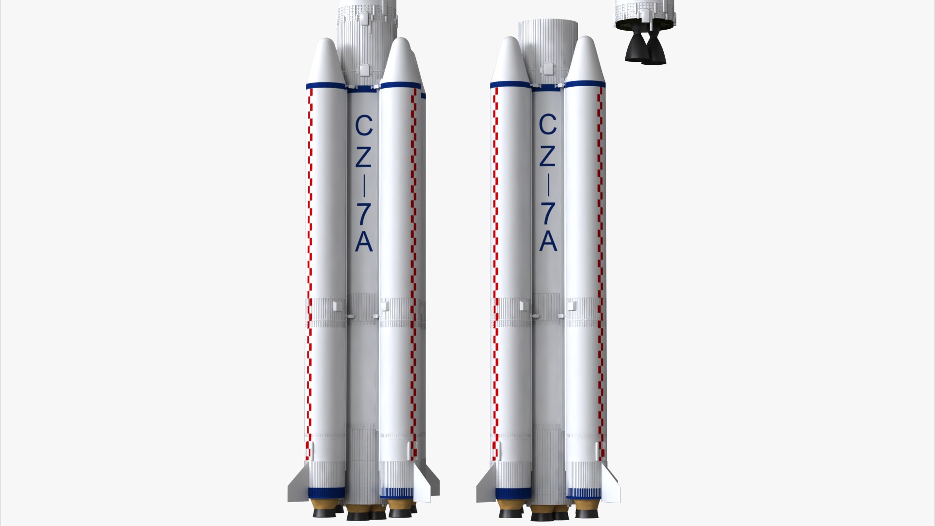 Long March 7A Model - TurboSquid 2222409