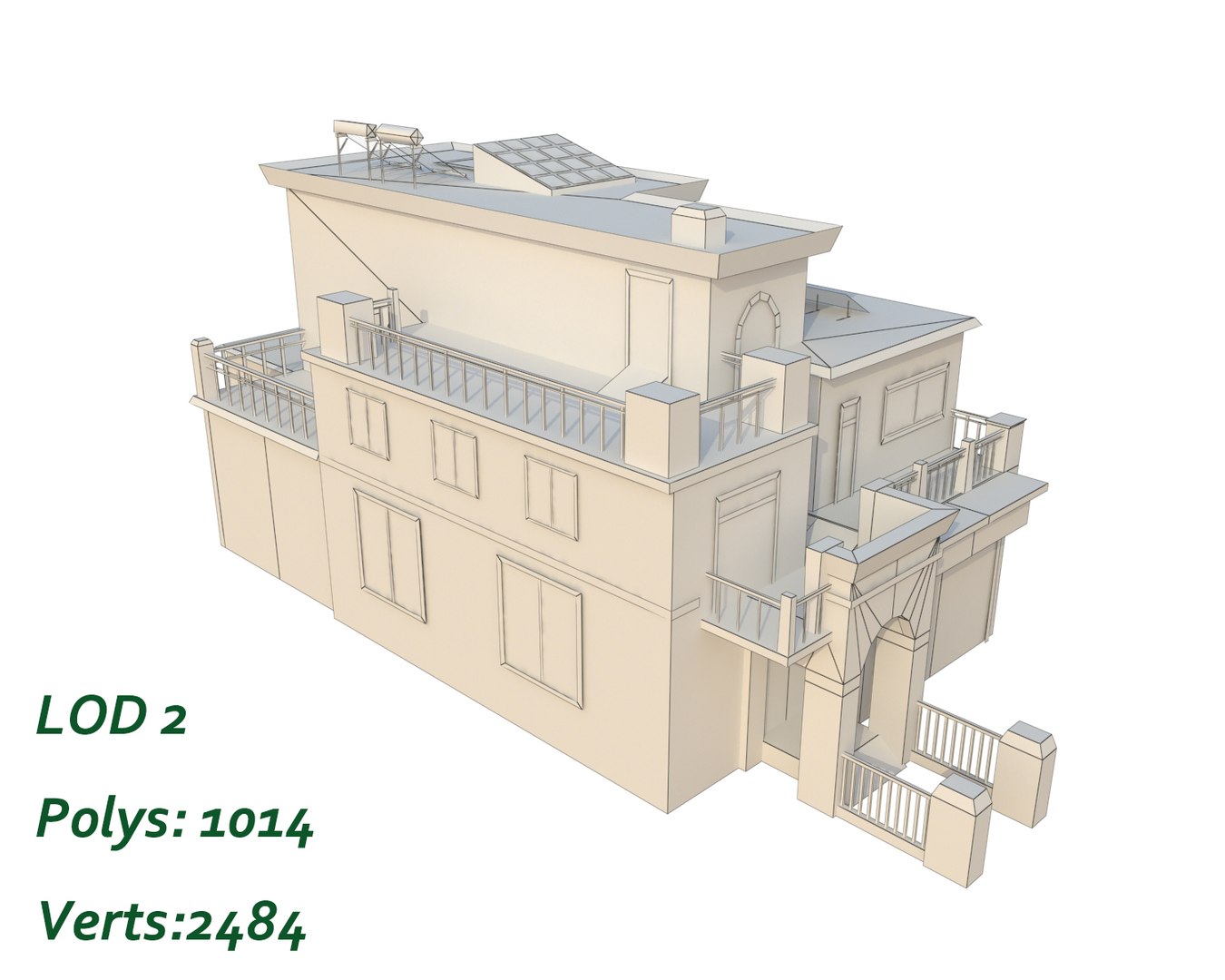 Villa Lod 3D Model - TurboSquid 1302846