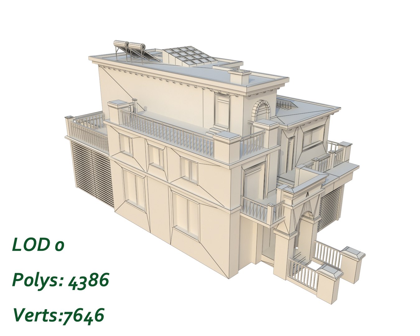 Villa Lod 3D Model - TurboSquid 1302846