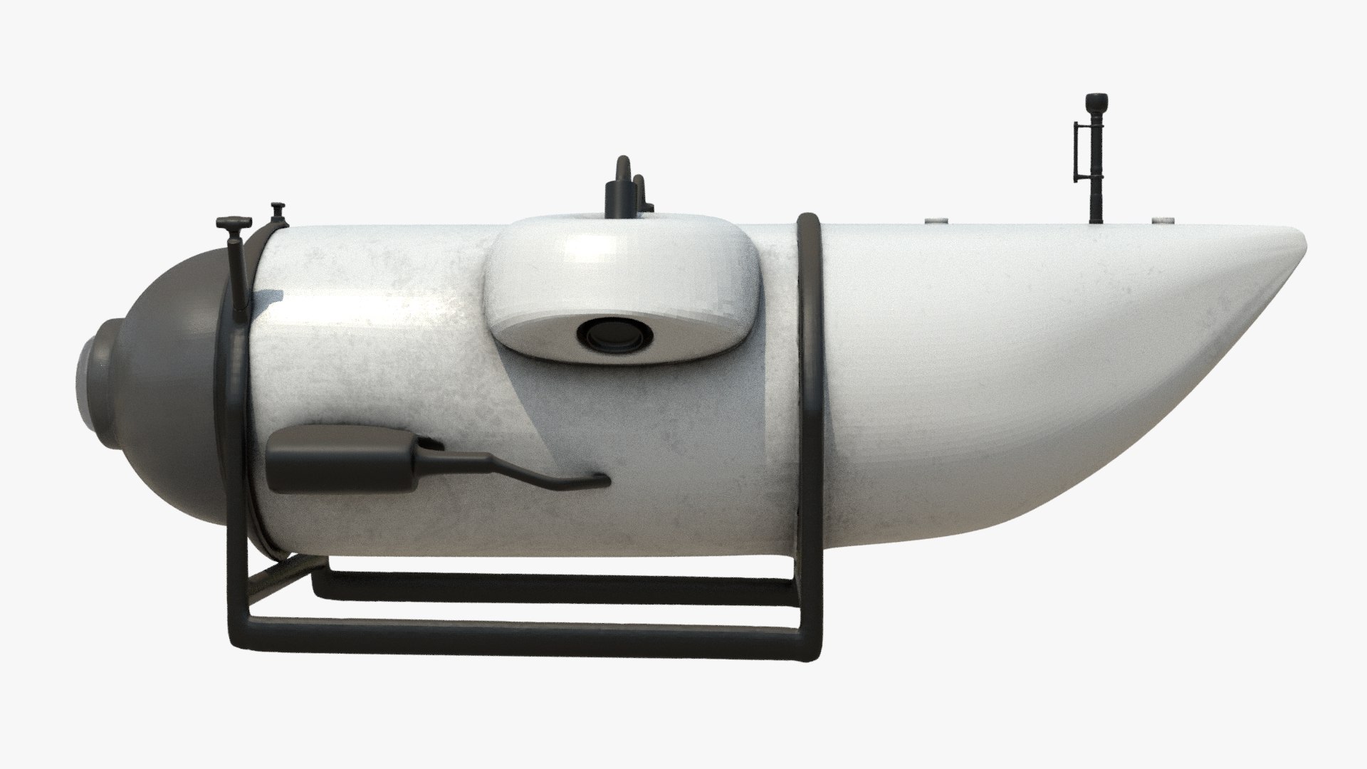 Mini Submarine Model - TurboSquid 2123845