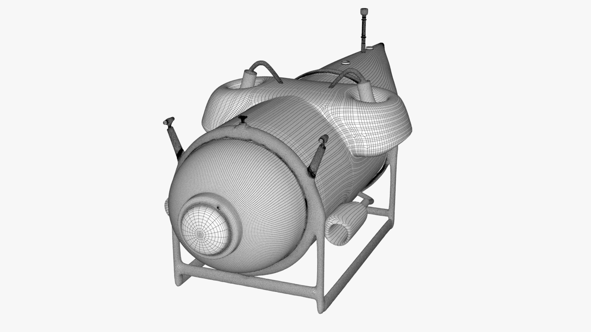Mini Submarine Model - TurboSquid 2123845