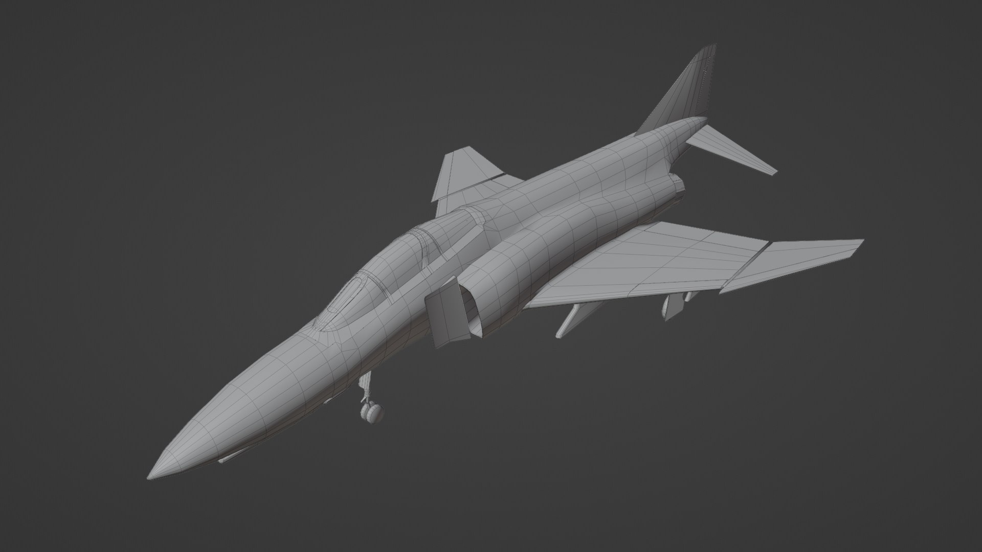Game Ready Low Poly F-4E Phantom II 3D Model - TurboSquid 1973427