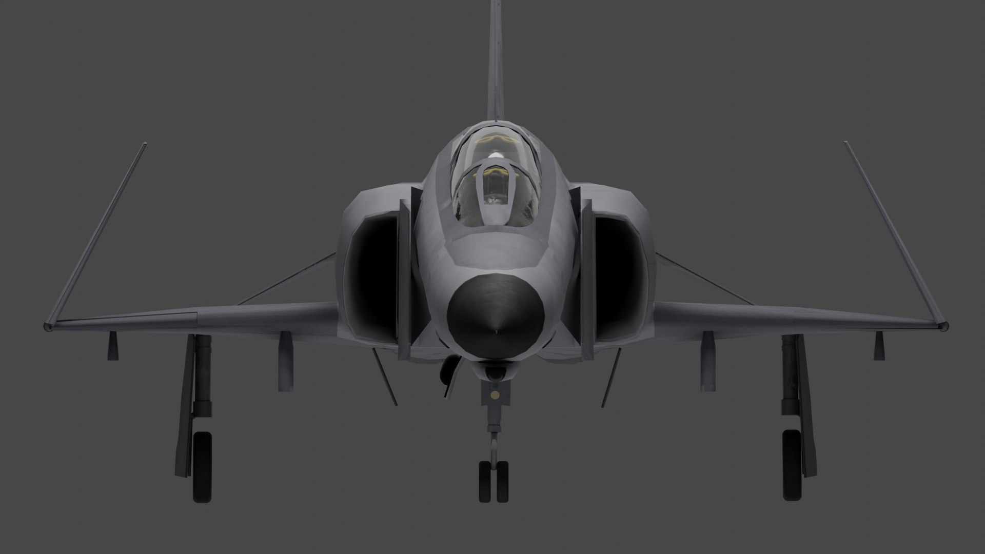 Game Ready Low Poly F-4E Phantom II 3D Model - TurboSquid 1973427