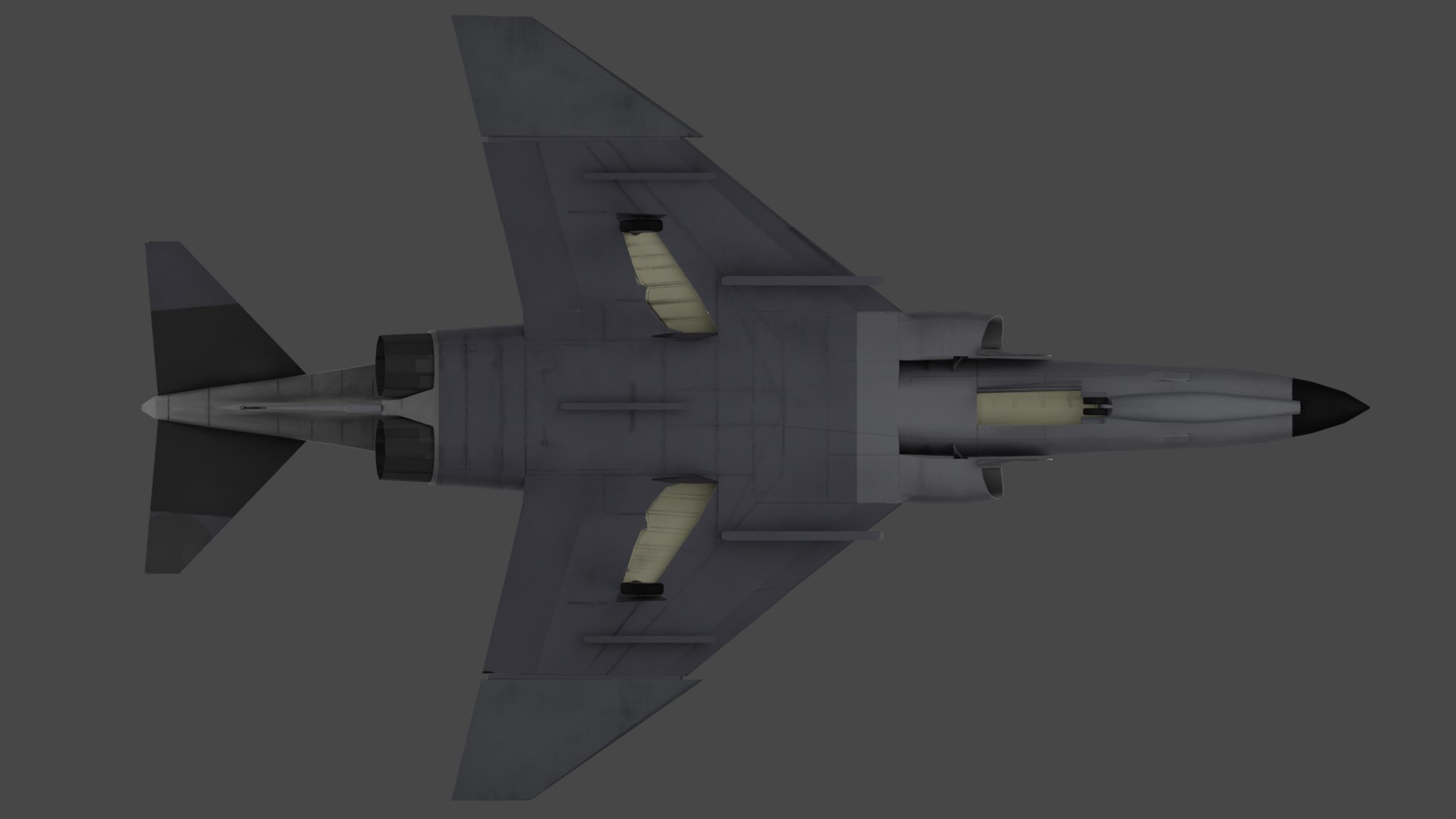 Game Ready Low Poly F-4E Phantom II 3D Model - TurboSquid 1973427