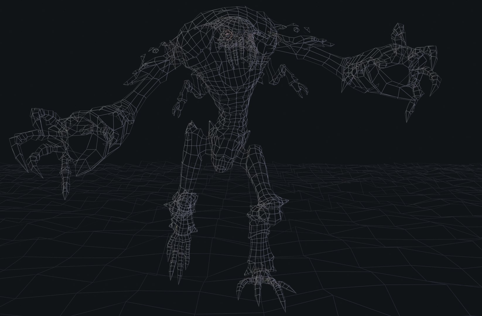 Monster Creature 3d Model