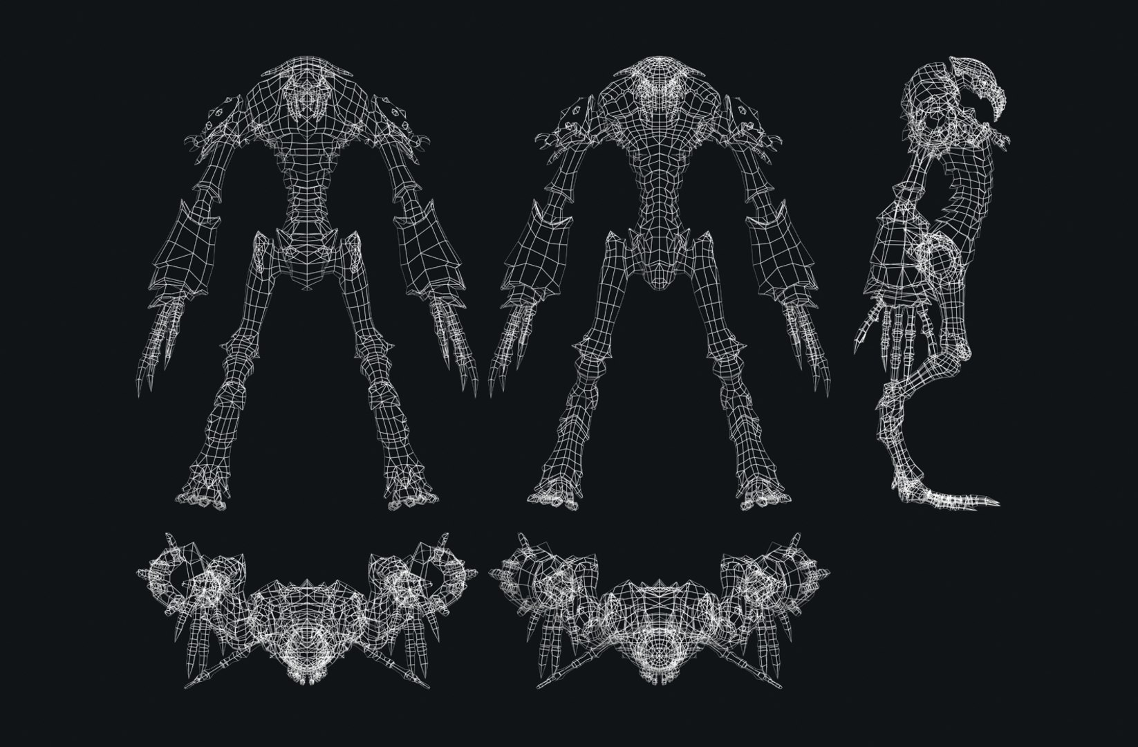 Monster Creature 3d Model