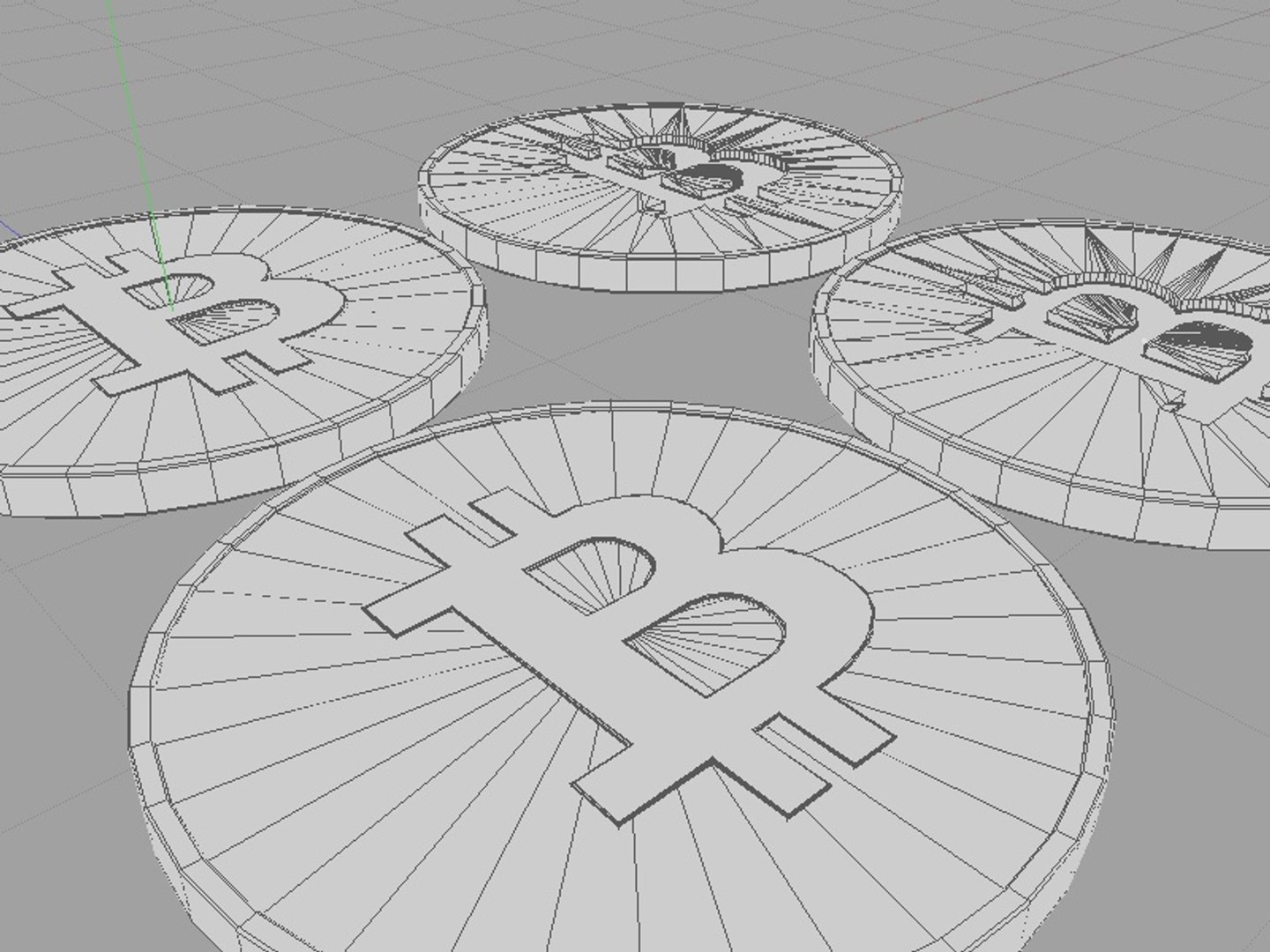 Bitcoin Coin Model - TurboSquid 1158559