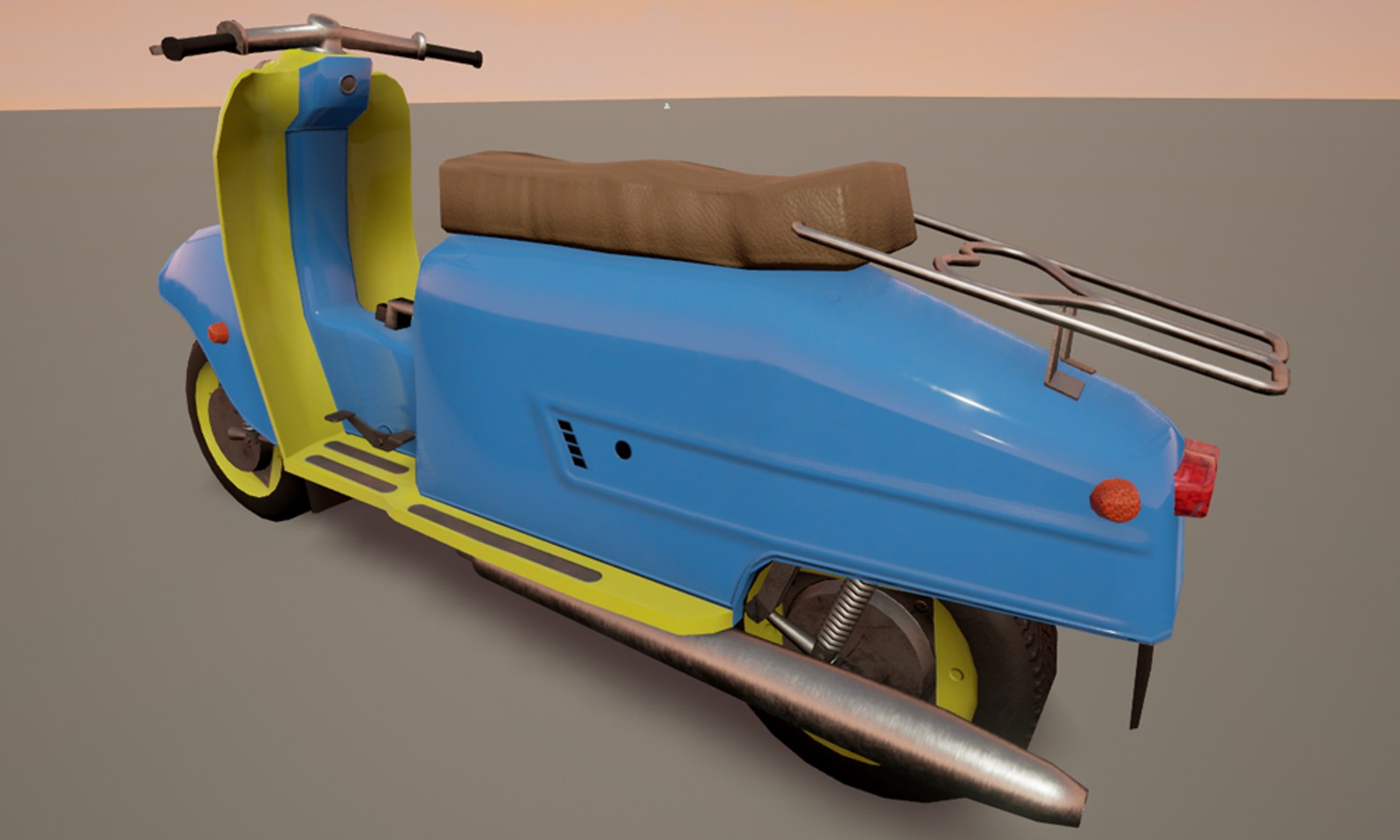 Scooter Unreal Blender 3D Model - TurboSquid 1211851