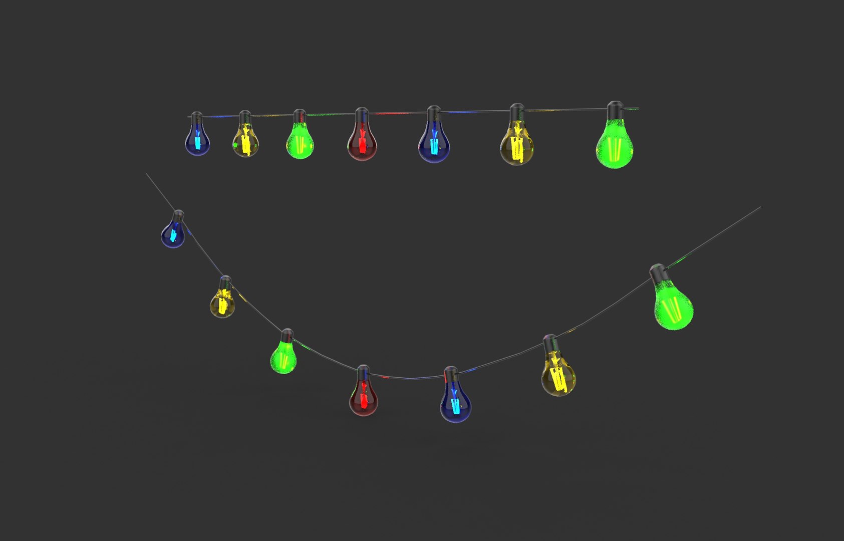 3D Fairy Lights 3D Model - TurboSquid 2337964