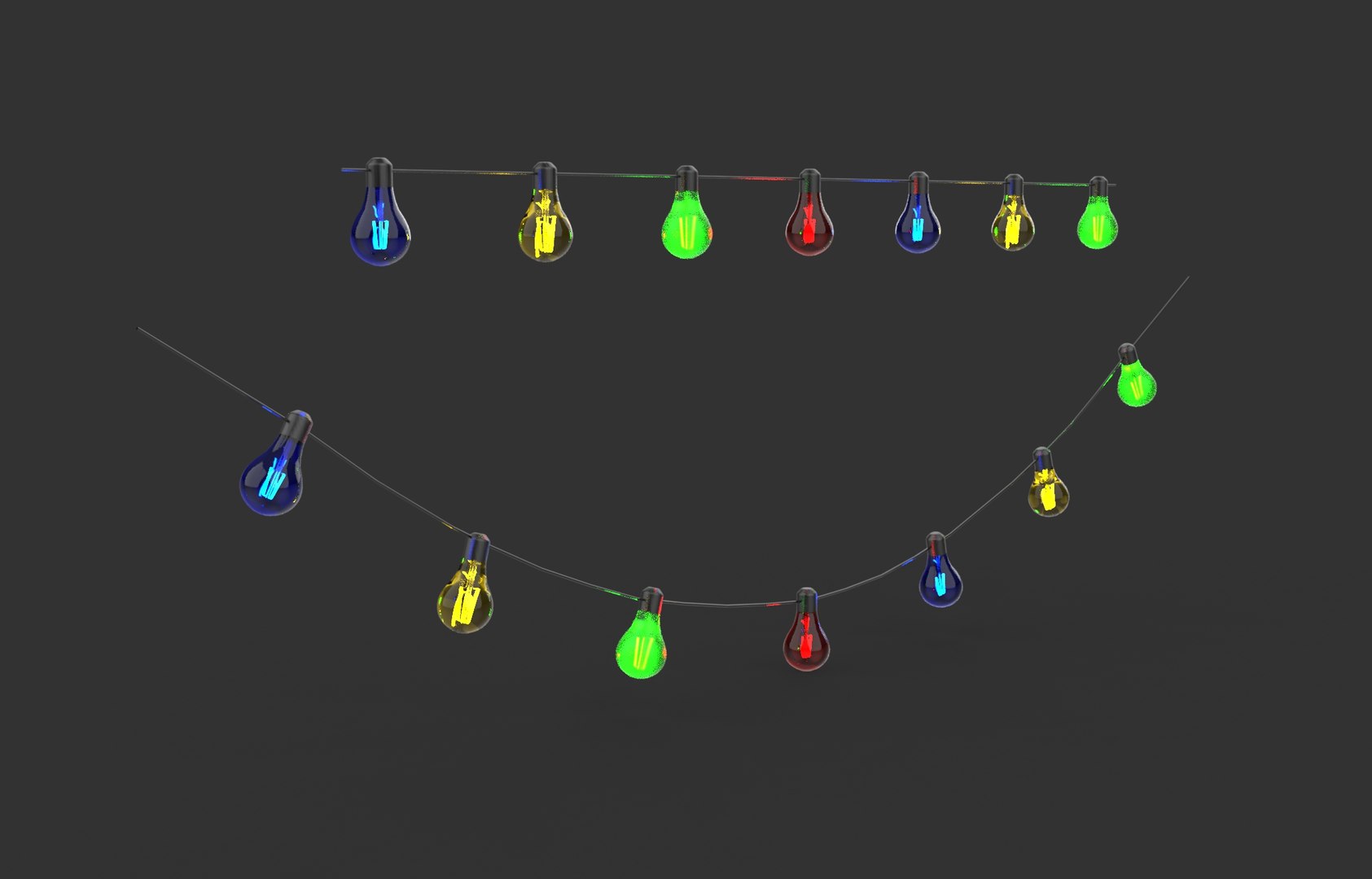 3D Fairy Lights 3D Model - TurboSquid 2337964