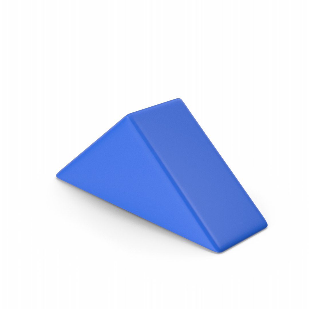 3D Blue Triangle Model - TurboSquid 1929113
