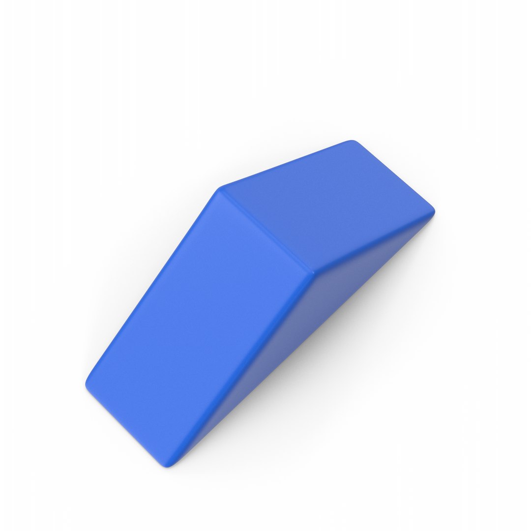 3D Blue Triangle Model - TurboSquid 1929113