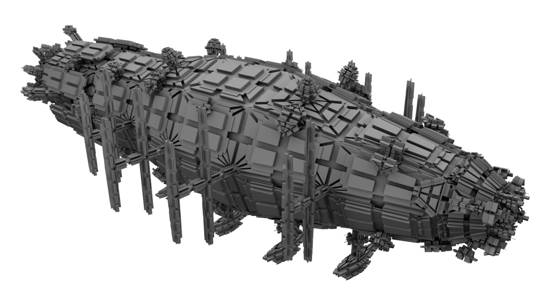 3D Model Giant Scifi Ship - TurboSquid 1212025