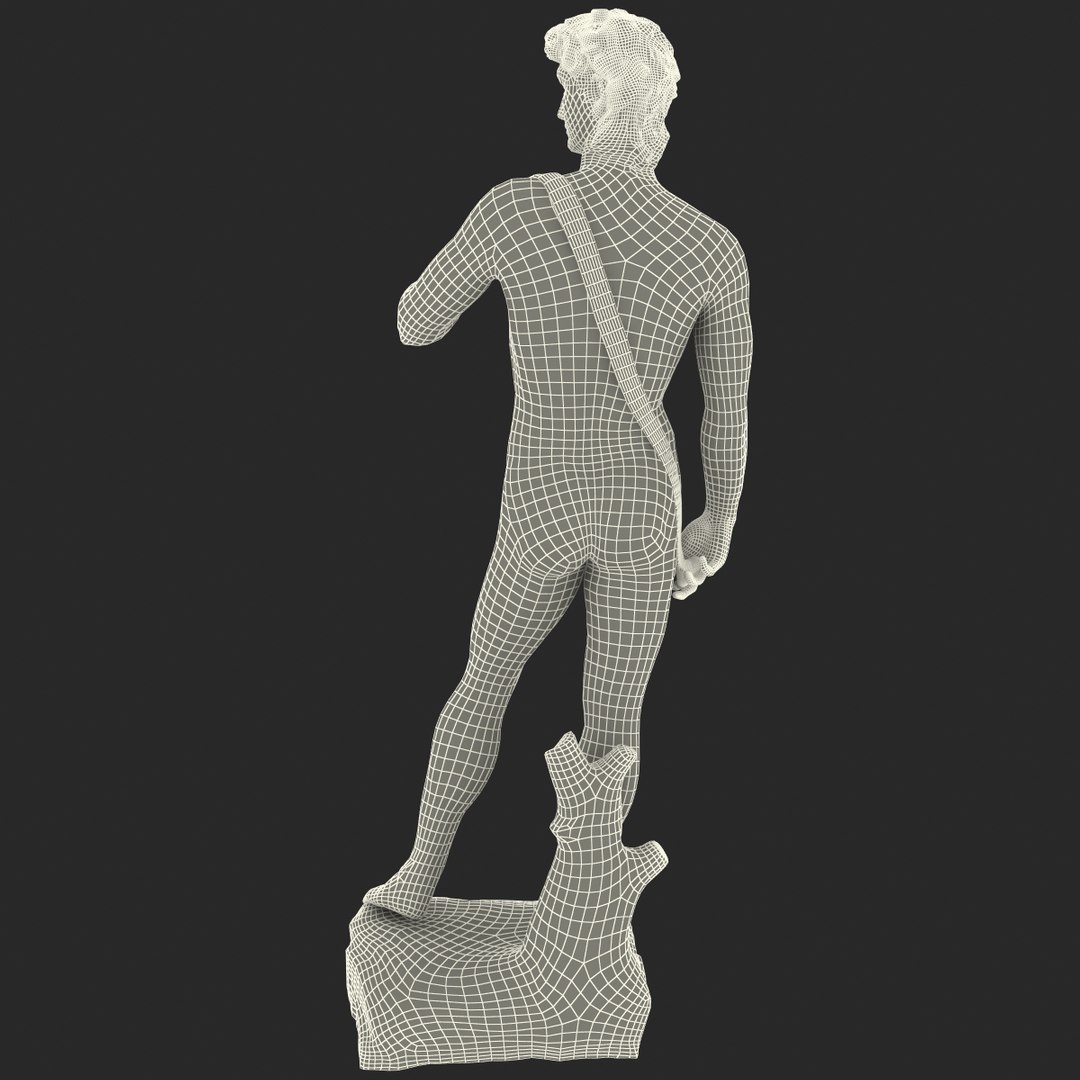 3d Statue David Model