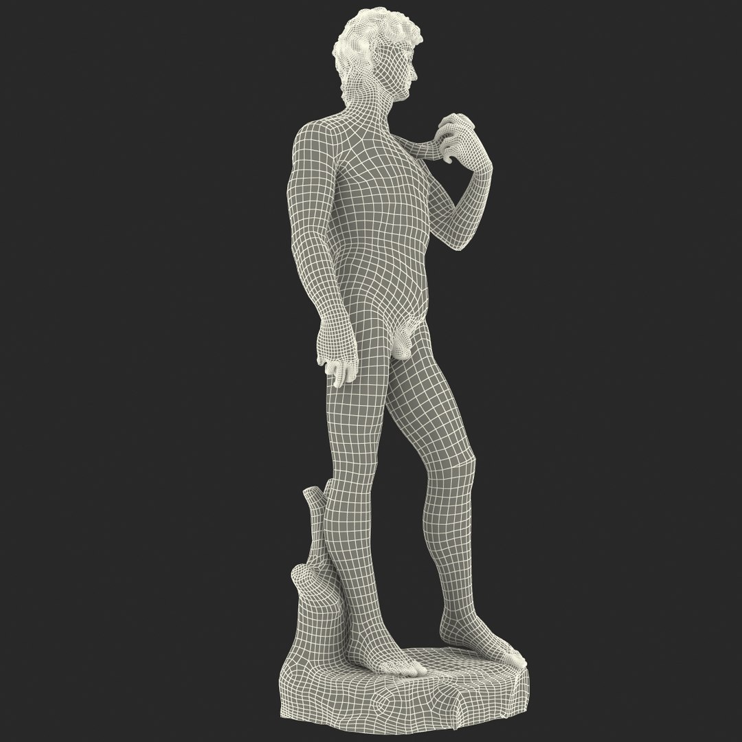 3d Statue David Model