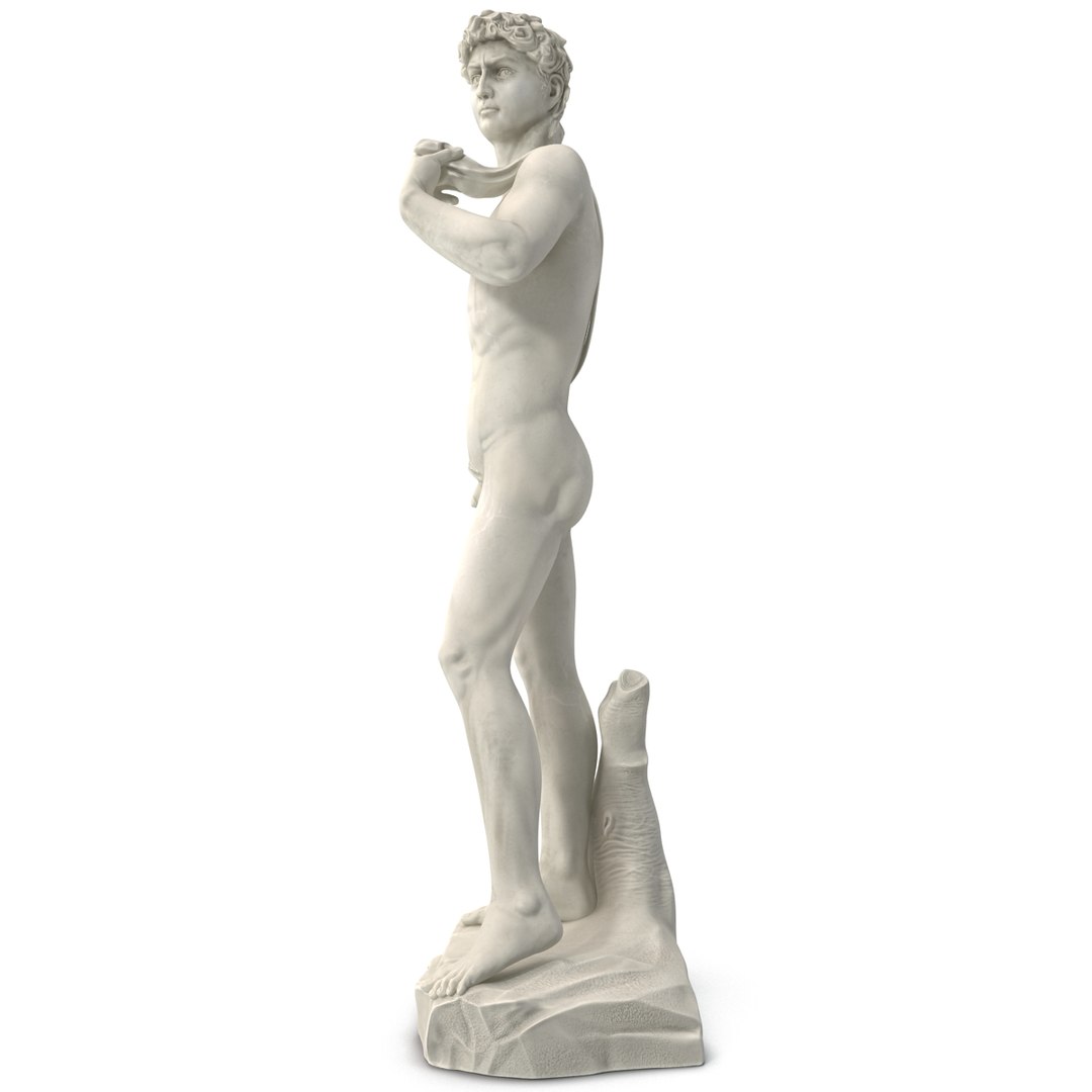 3d statue david model