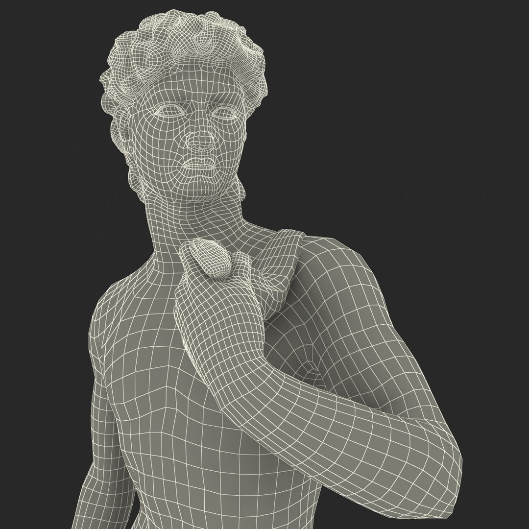 3d Statue David Model