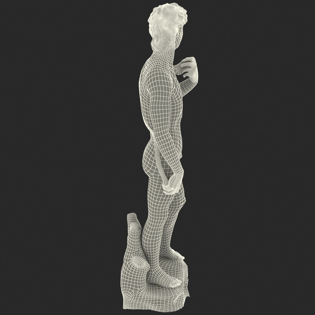 3d Statue David Model