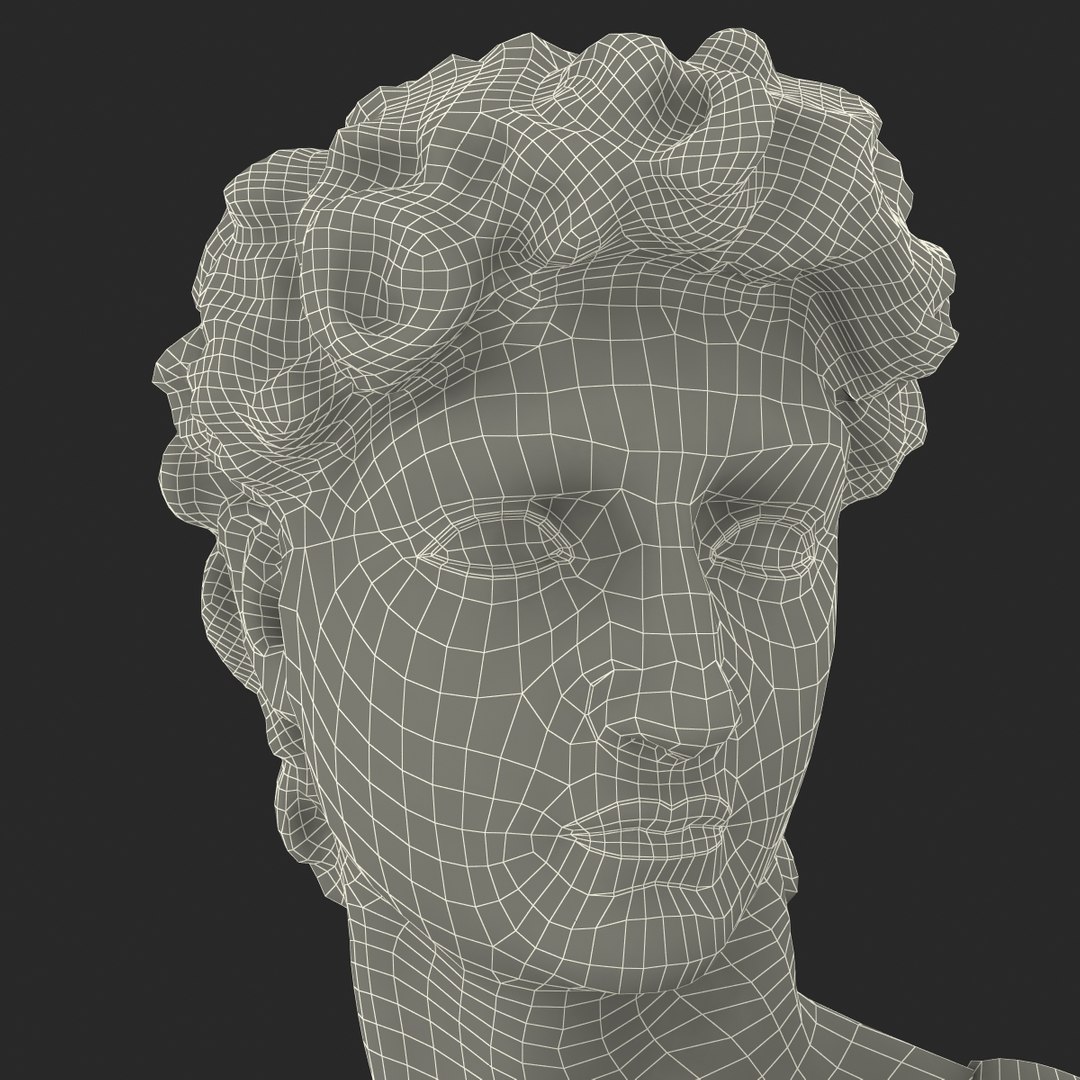3d Statue David Model