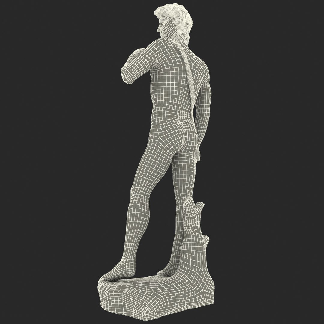 3d Statue David Model