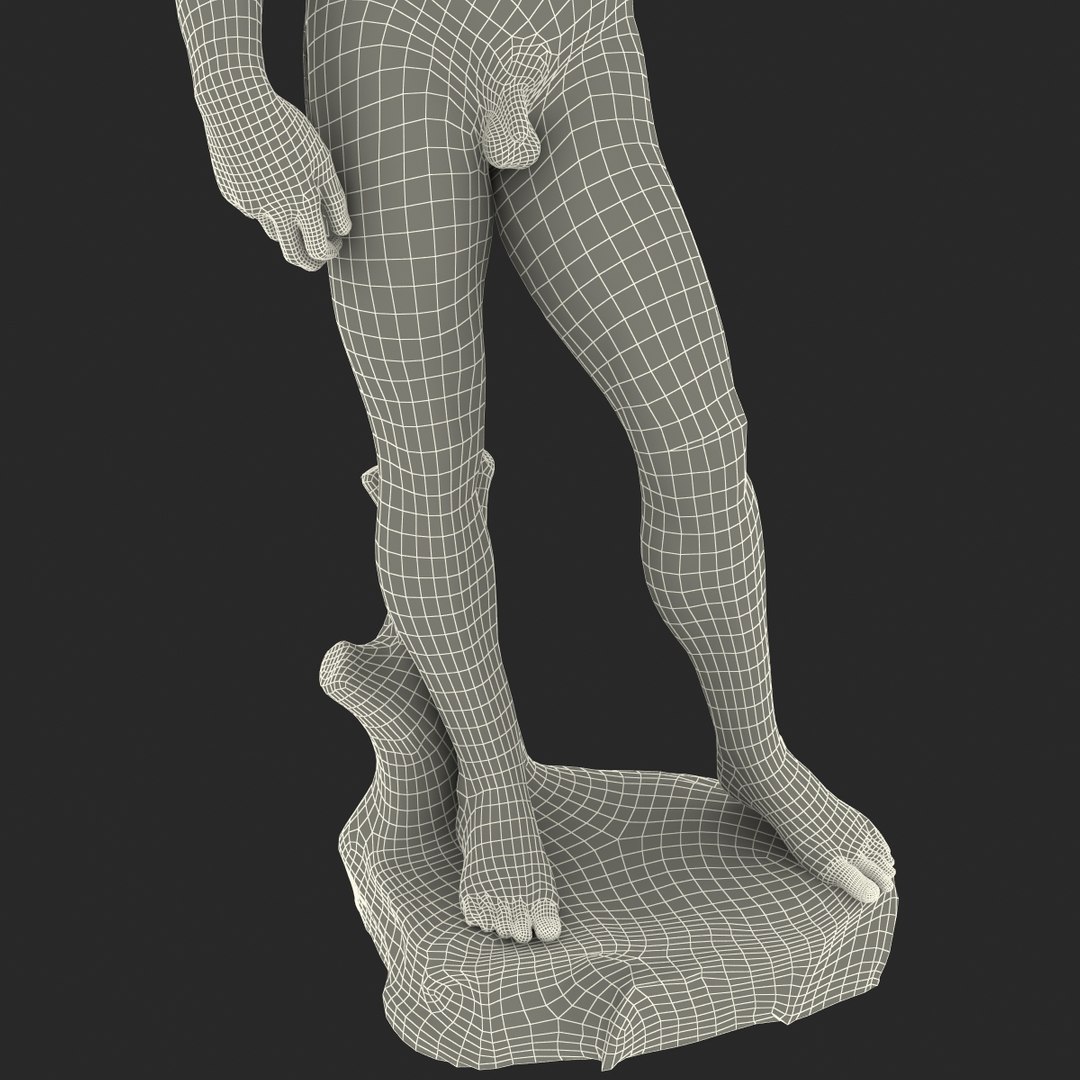 3d Statue David Model