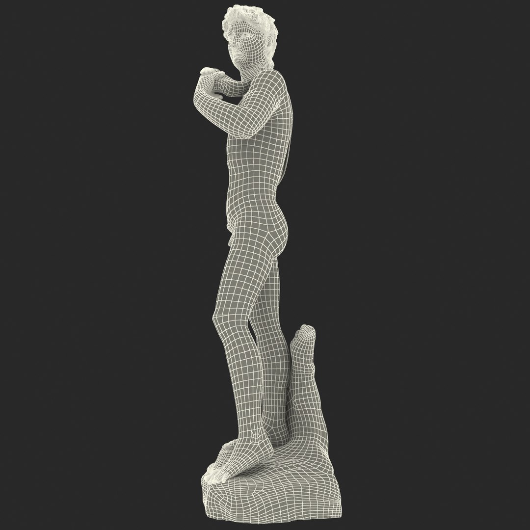 3d Statue David Model