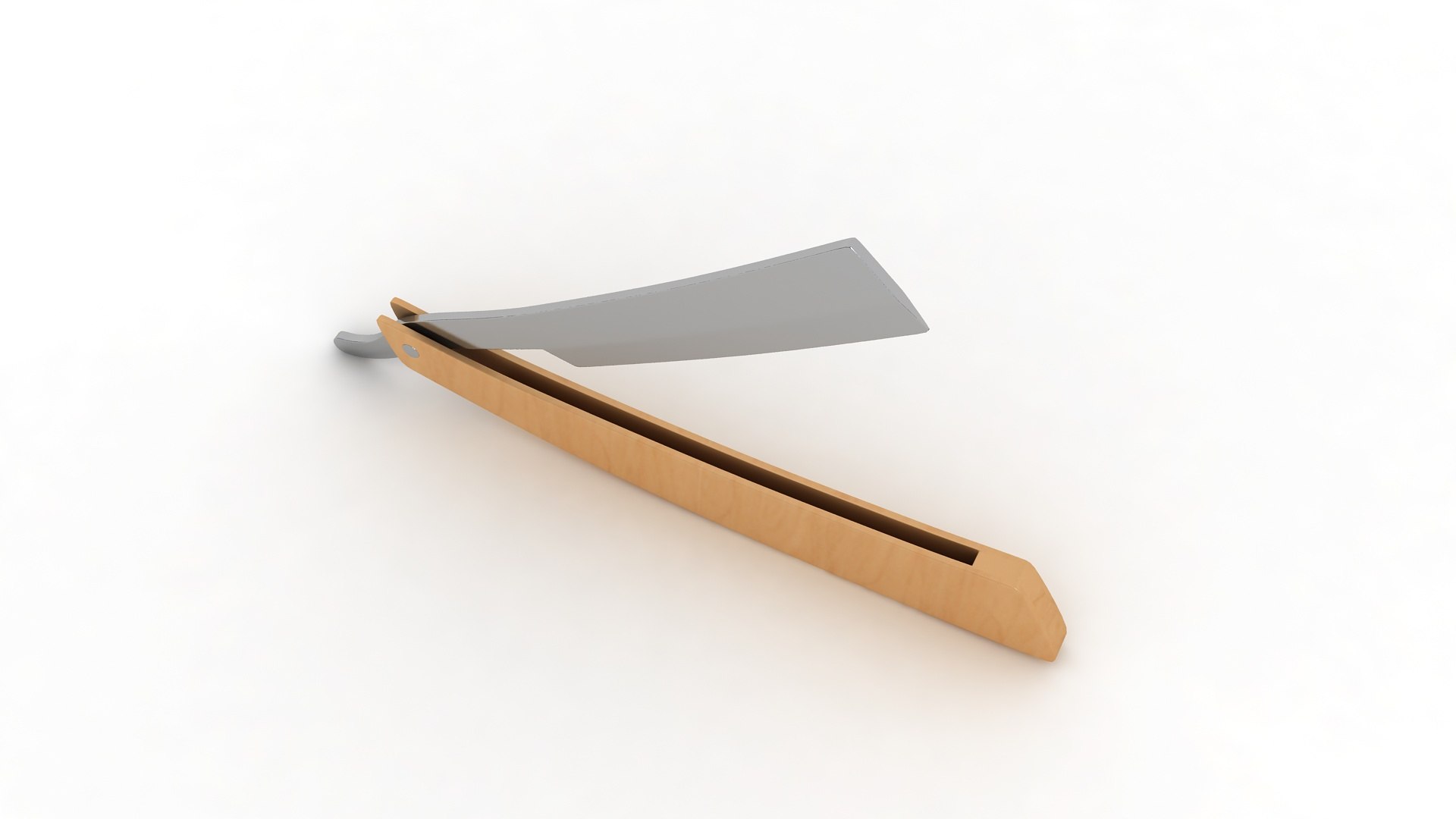 Straight Razor Model - TurboSquid 2049384