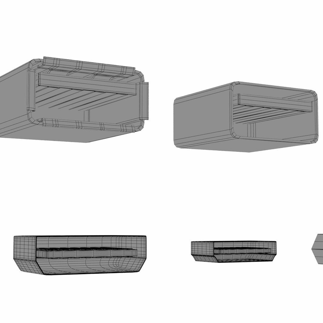 Computer Ports 3d Model