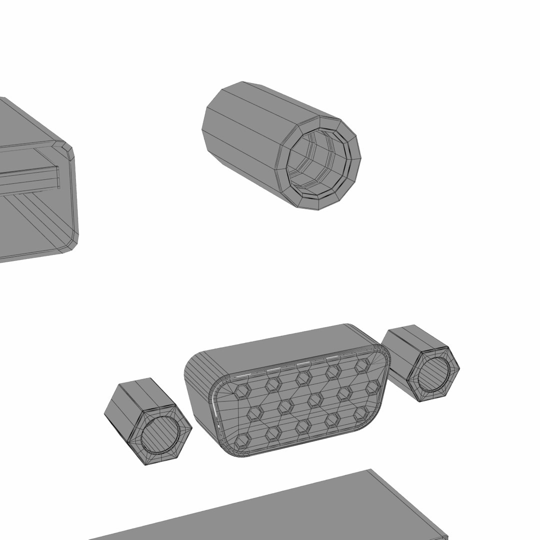 Computer Ports 3d Model