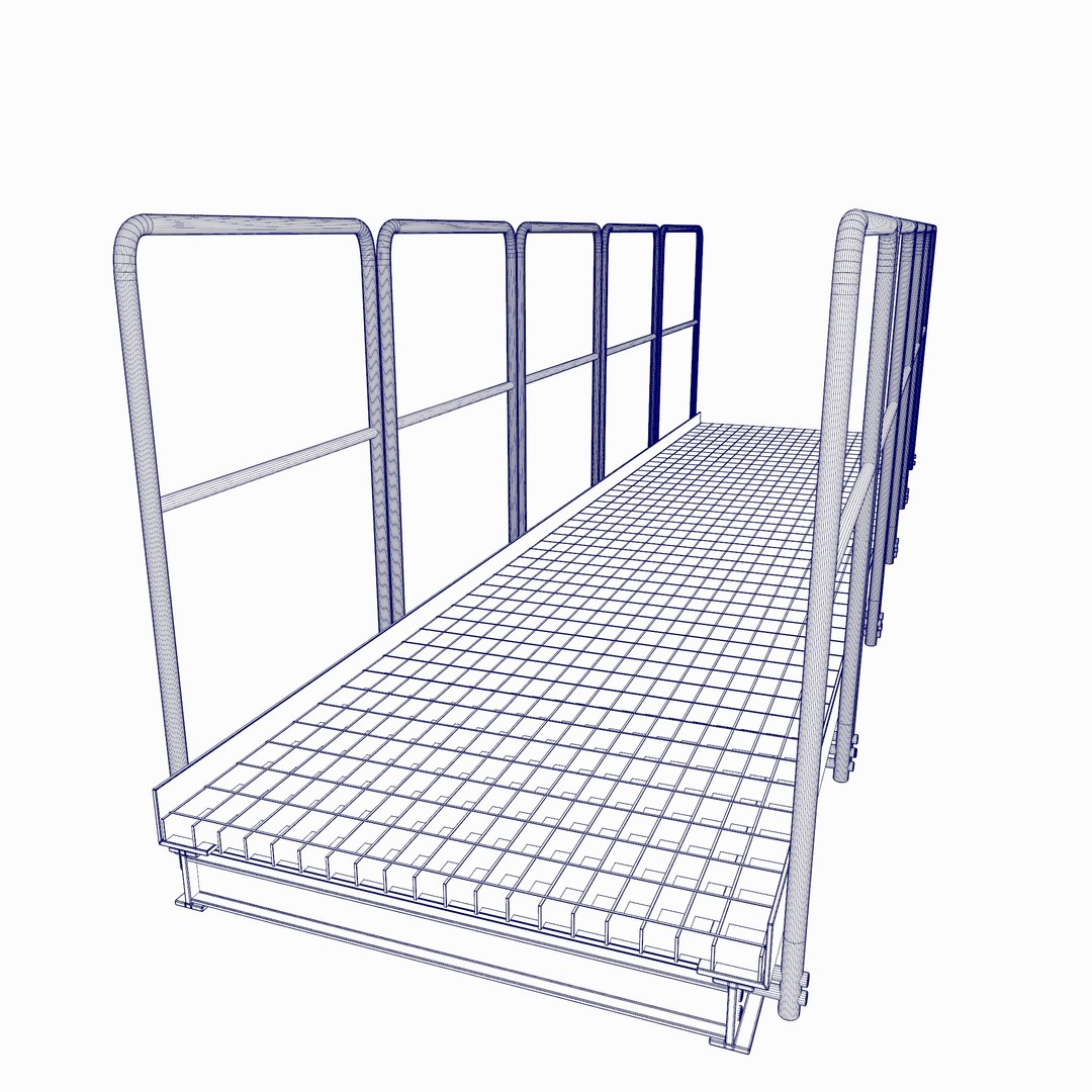 3D Factory Walkway Modular - TurboSquid 2412456