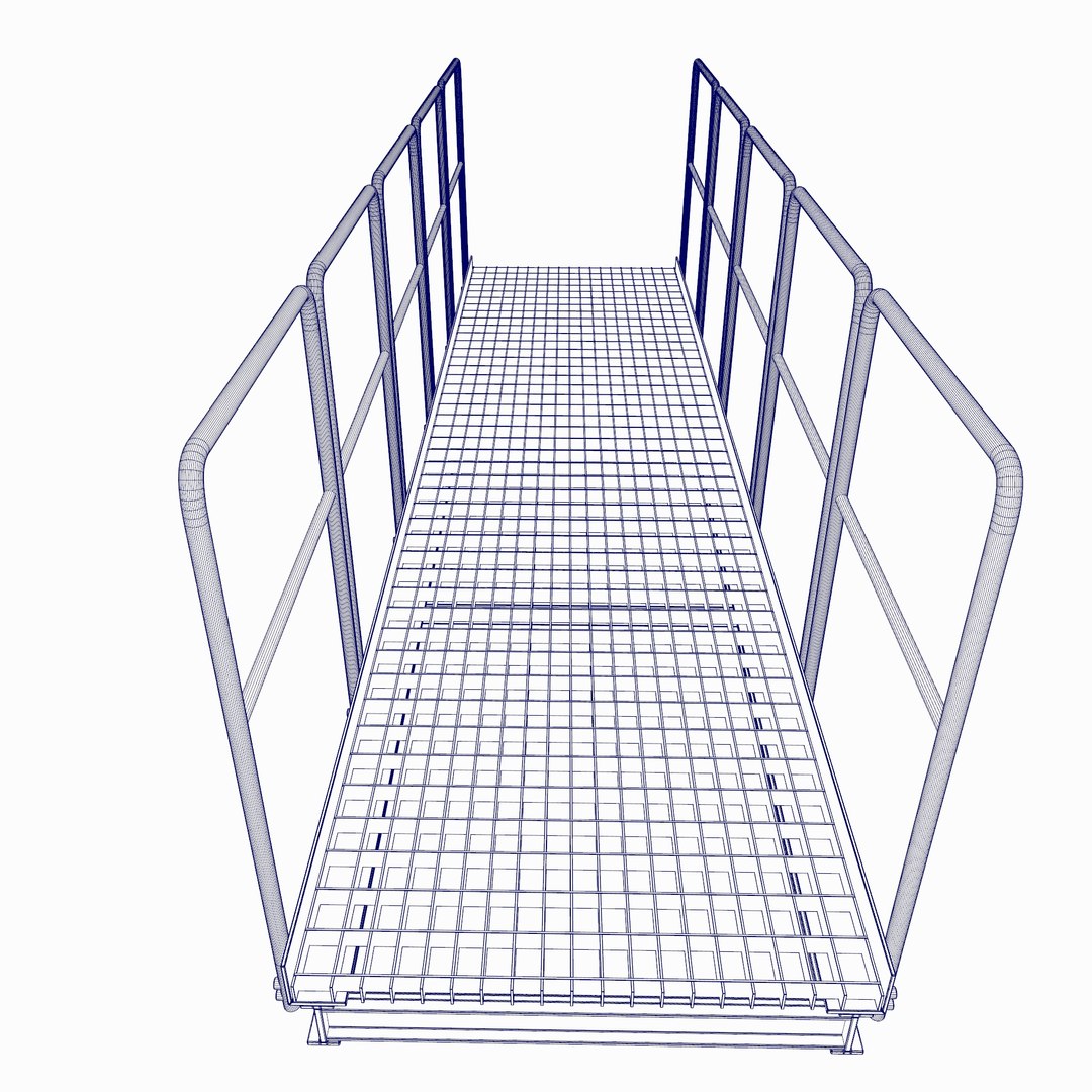 3D Factory Walkway Modular - TurboSquid 2412456