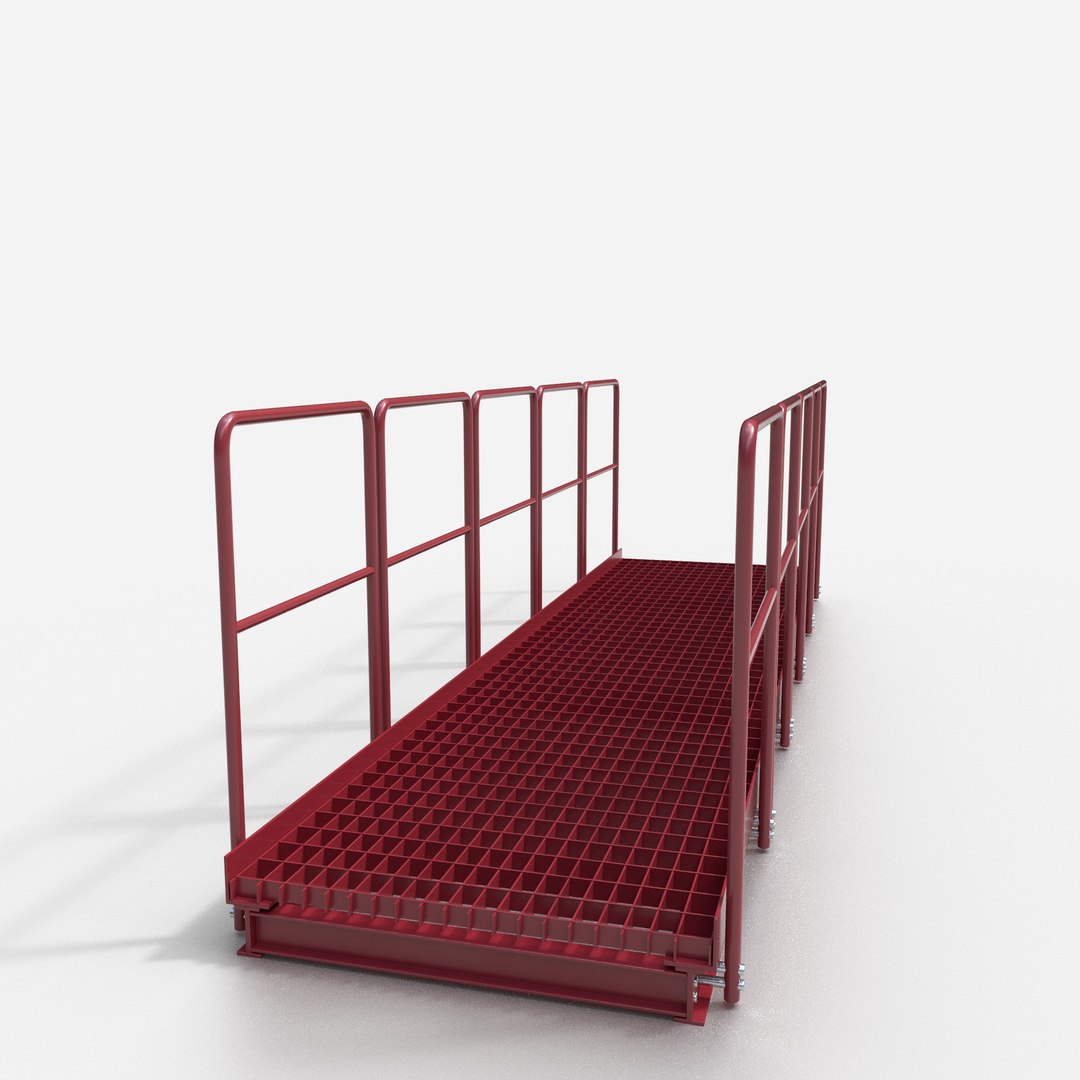 3D Factory Walkway Modular - TurboSquid 2412456