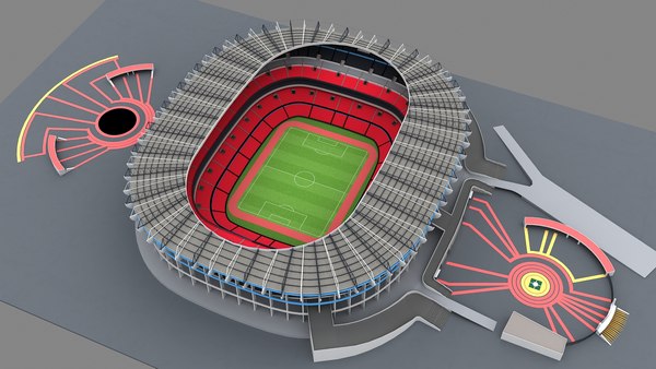 modelo 3d Estadio Azteca 3d Ciudad de México - TurboSquid 1900889