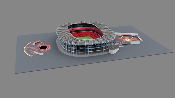modelo 3d Estadio Azteca 3d Ciudad de México - TurboSquid 1900889