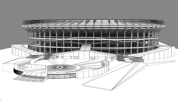 modelo 3d Estadio Azteca 3d Ciudad de México - TurboSquid 1900889
