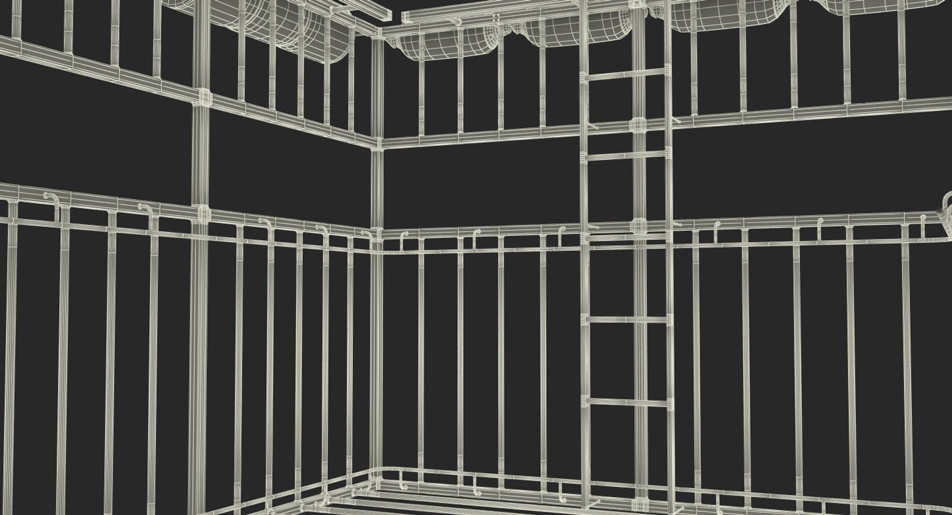 Shark proof cage 3D - TurboSquid 1381526