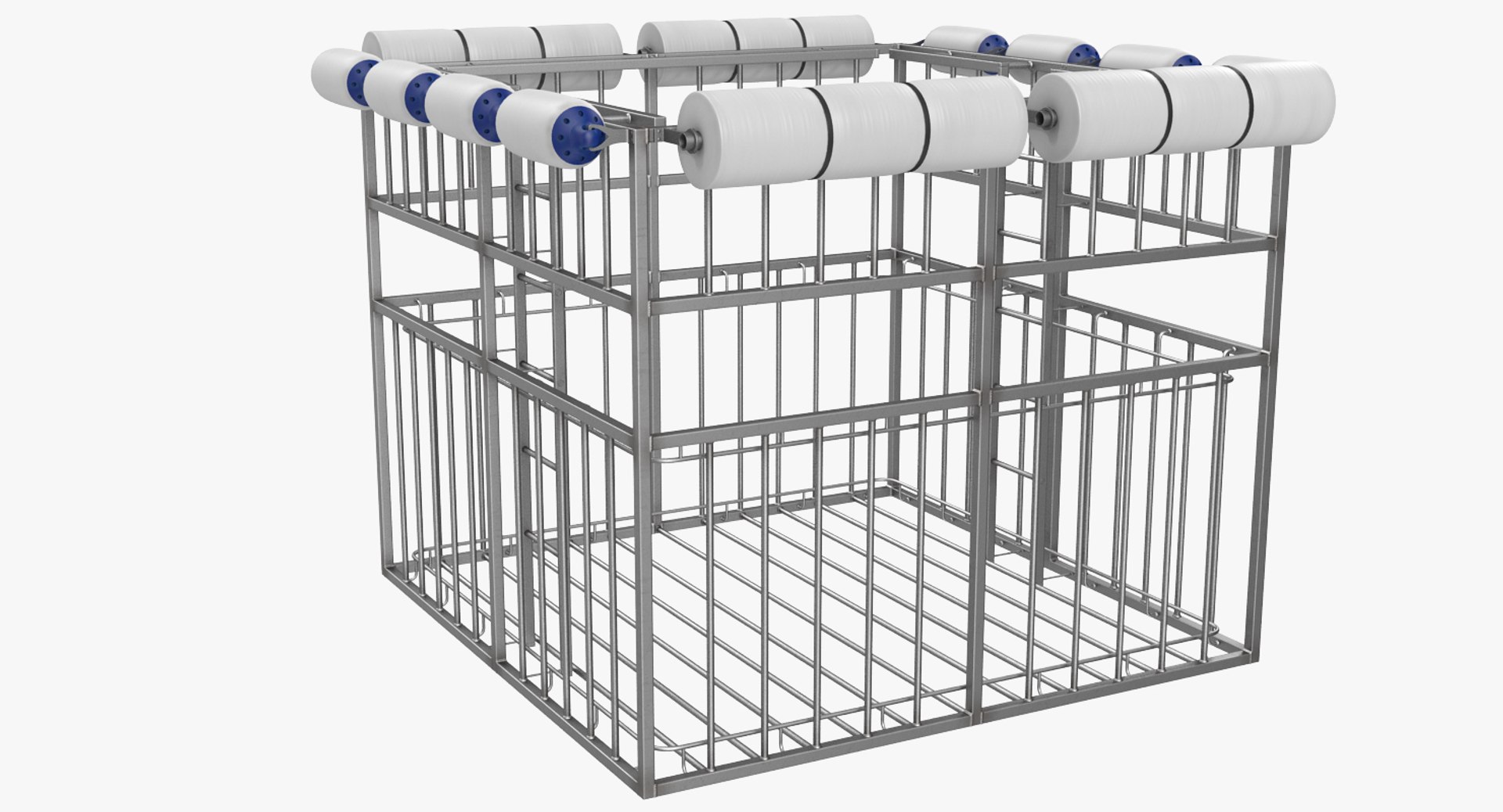 Shark Proof Cage 3D - TurboSquid 1381526