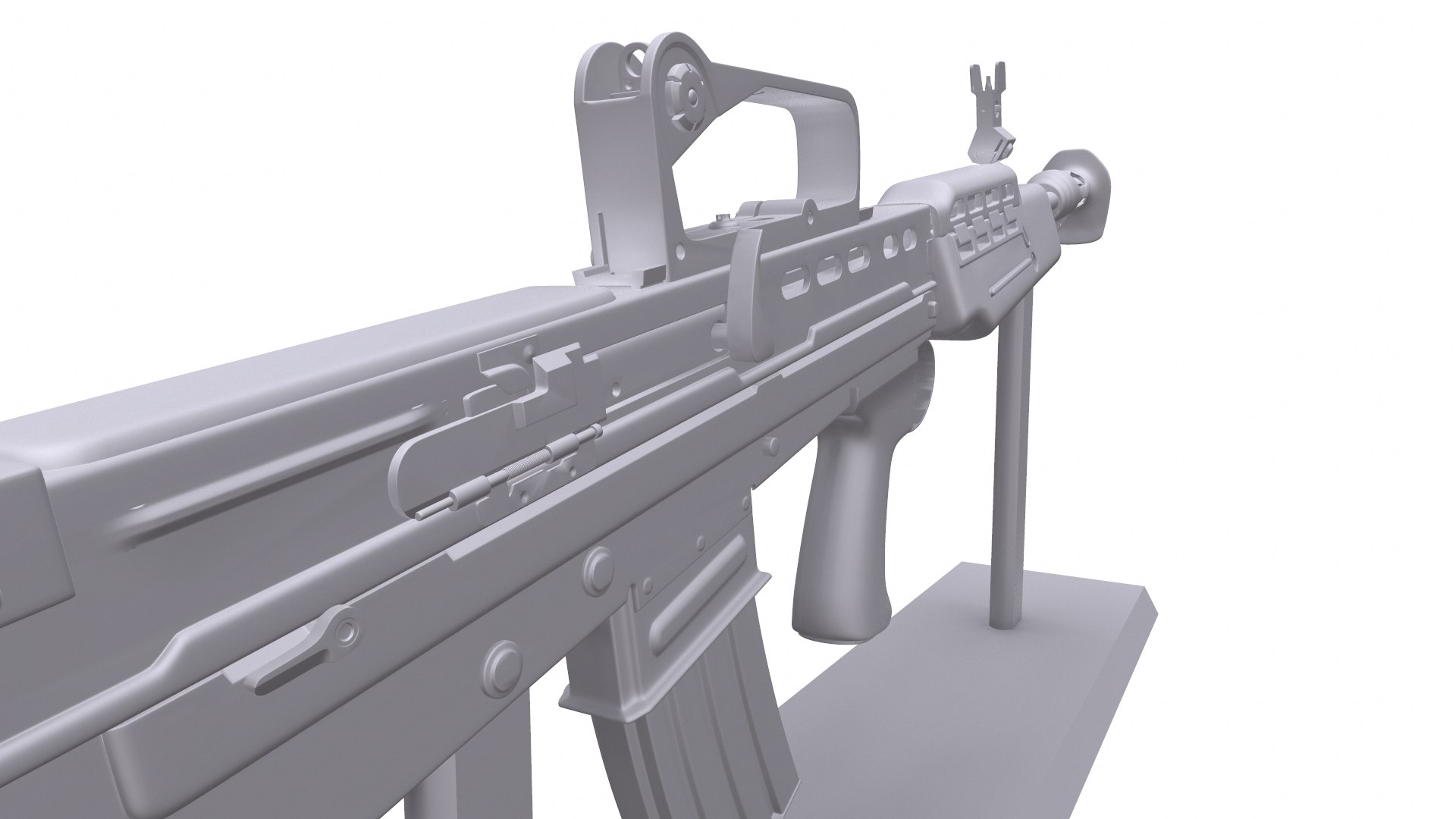 3D Model Print L85a2 British Assault Rifle - TurboSquid 1454630