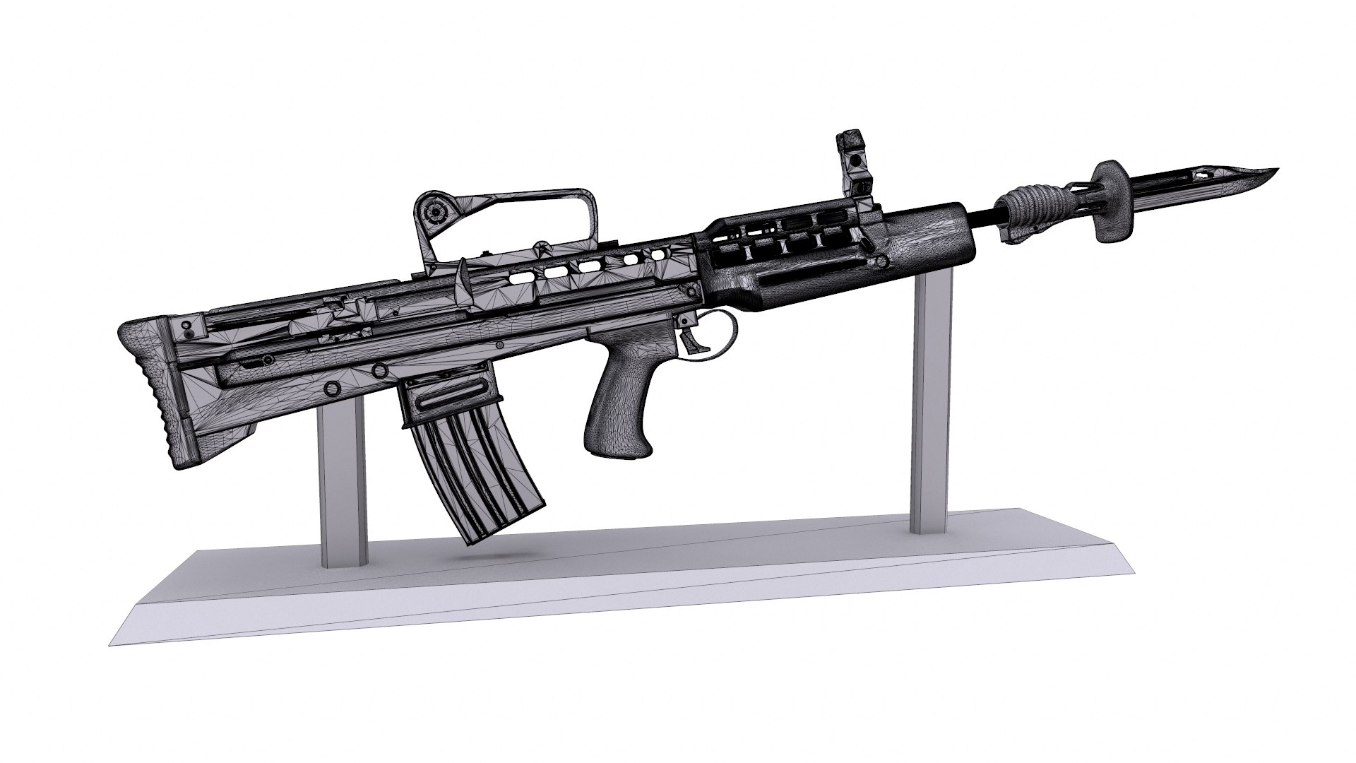 3D Model Print L85a2 British Assault Rifle - TurboSquid 1454630