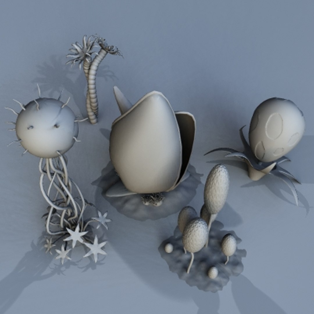 3d Model Alien Plants